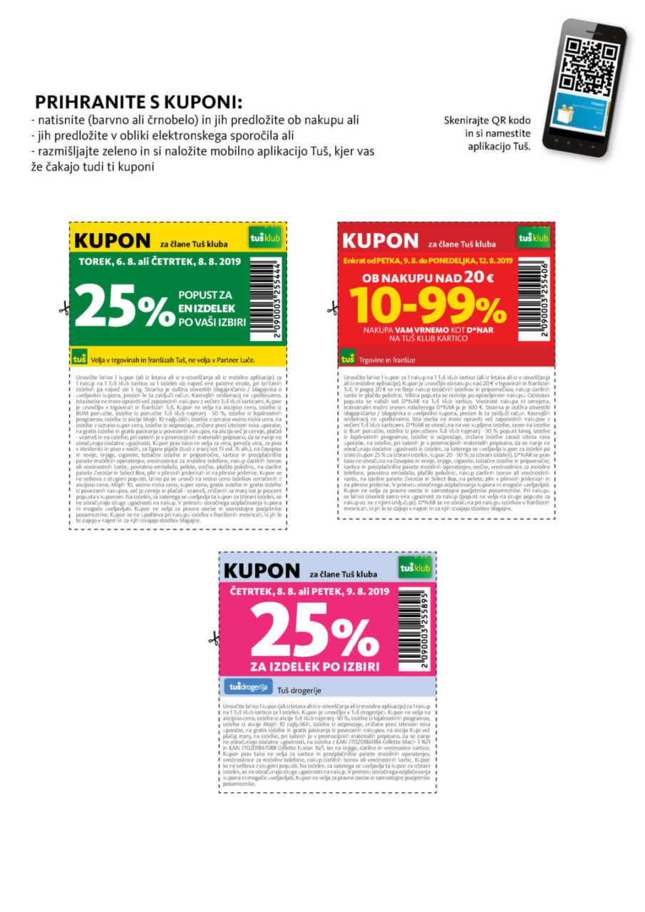 Tuš trgovine - vaš slovenski trgovec | Trgovina s hrano in z živili