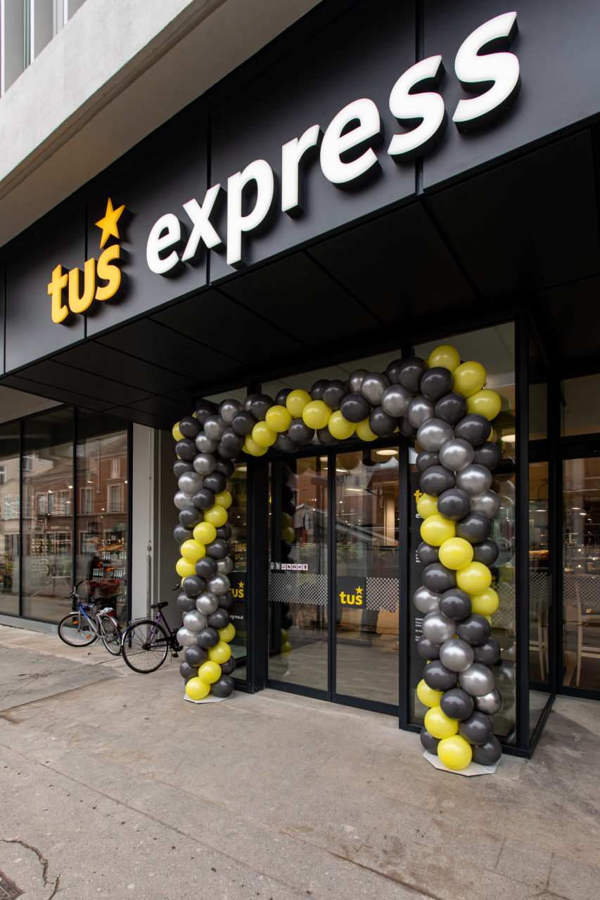 Prvi Tuš express v centru Celja - Tuš trgovine