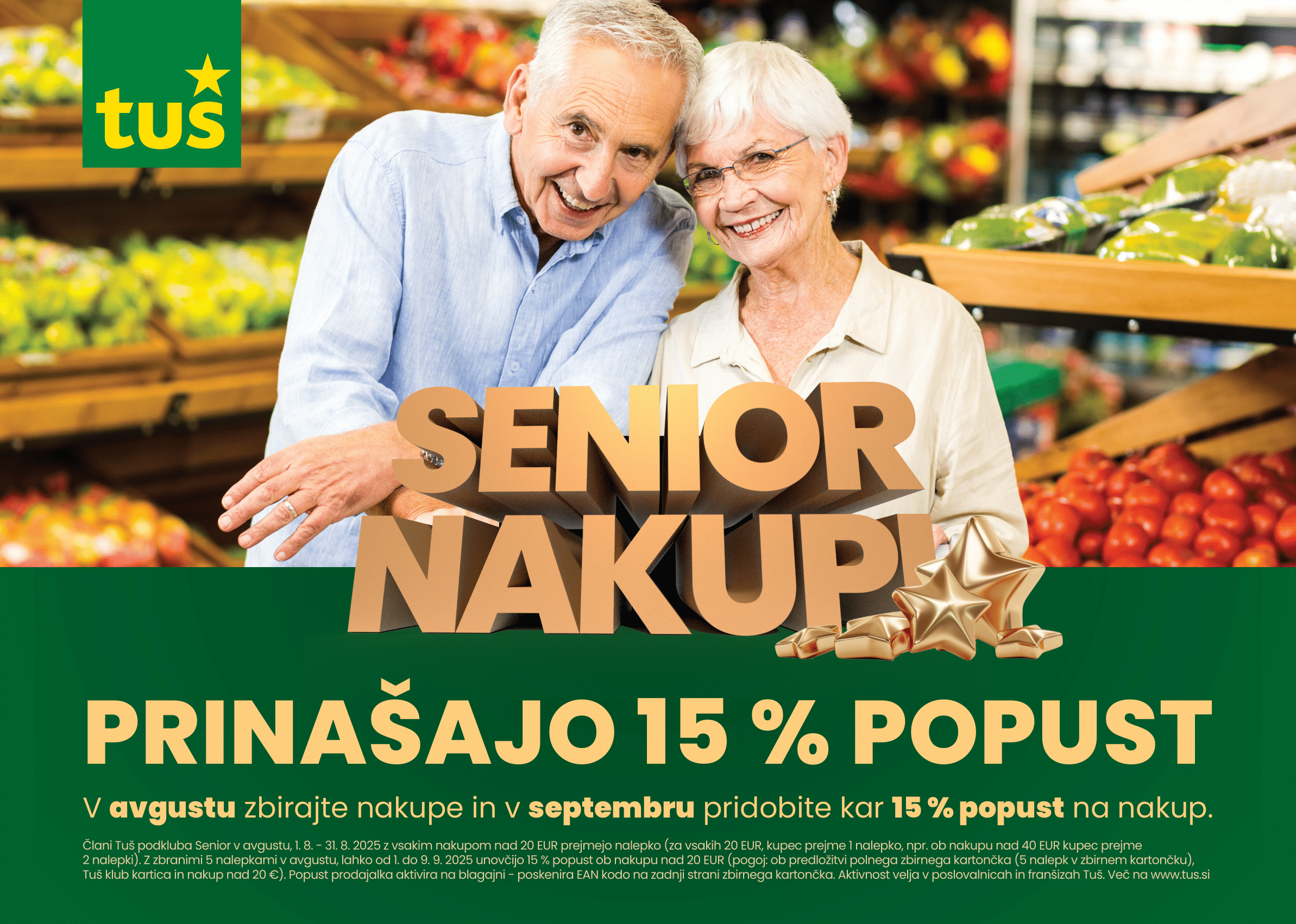 Seniorji - Tuš trgovine